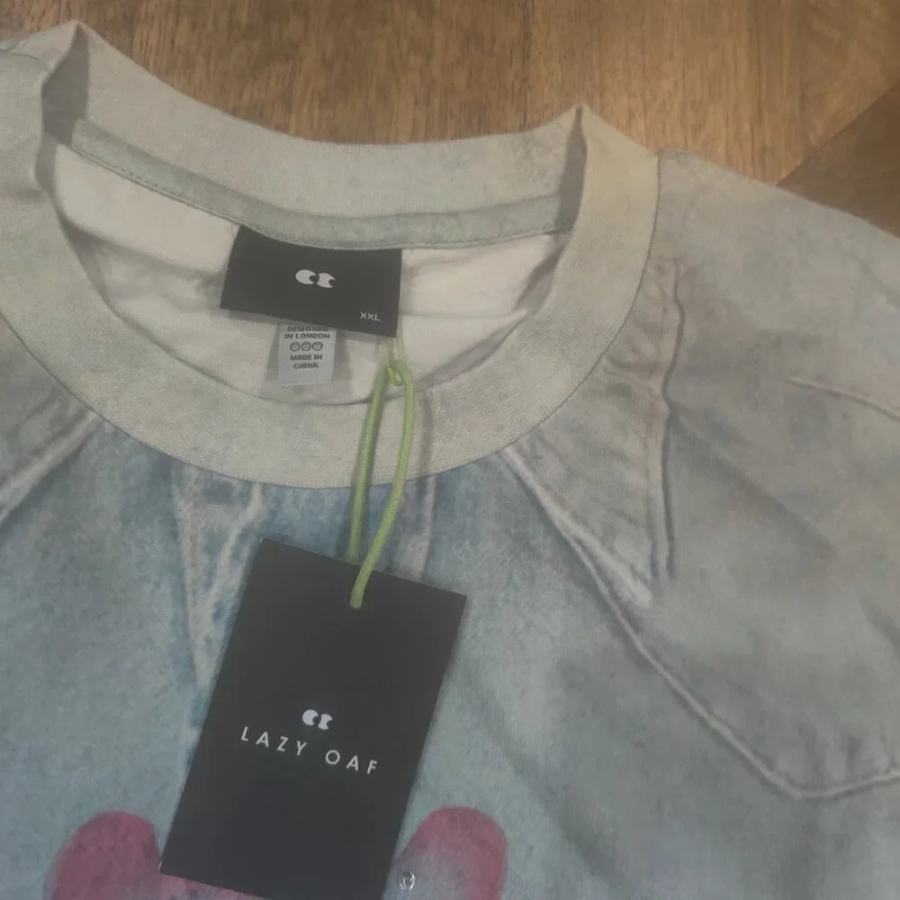 Lazy Oaf | Tops | Lazy Oaf Dog Print Tee Size Xxl New Unisex | Poshmark